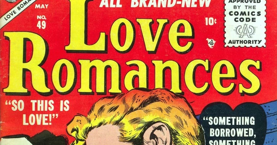 Love Romances #49 - Alex Toth art - Pencil Ink