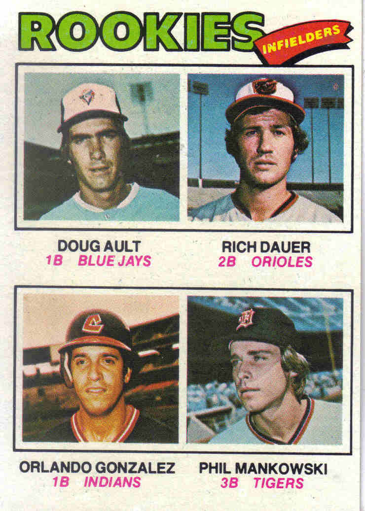 Baseball 1977: 1977 Topps Baseball #477 - Rookie Infielders - Doug Ault ...