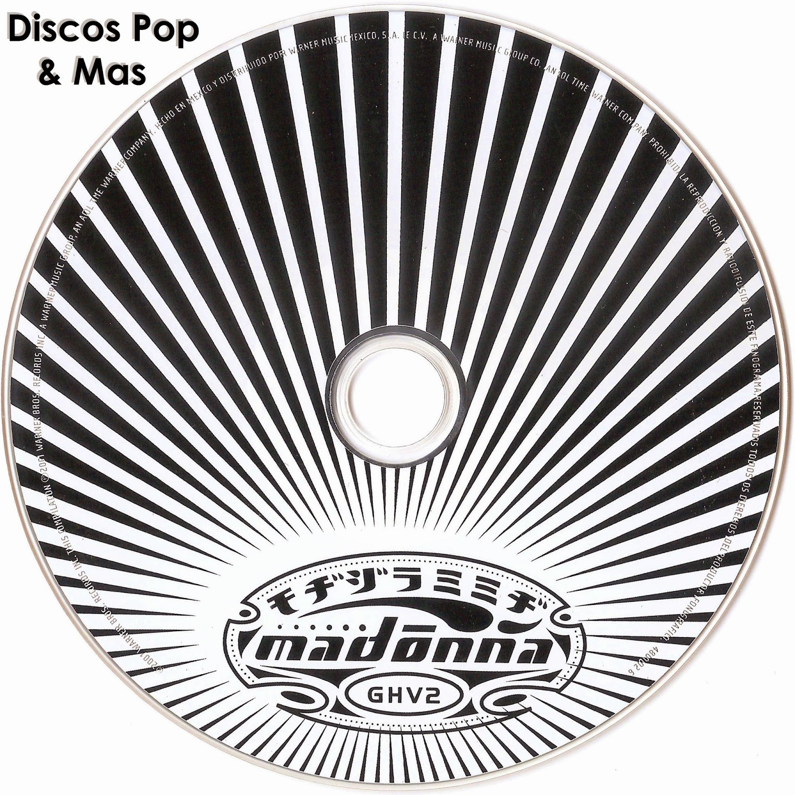 Discos Pop & Mas: Madonna - GHV2