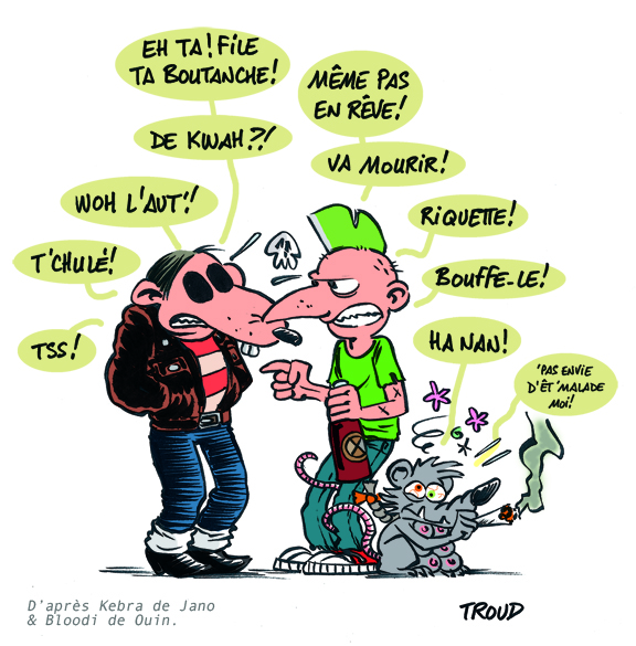 Trouden, dessins de presse