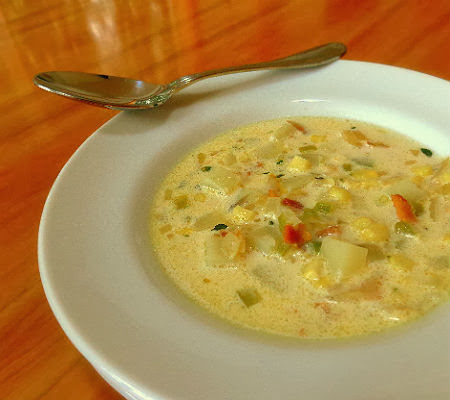 One Perfect Bite: Salt Cod and Corn Chowder
