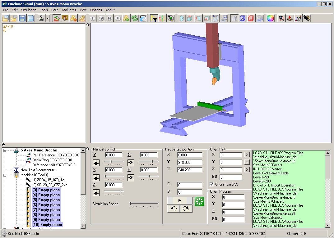 5 Axis CNC Simulation
