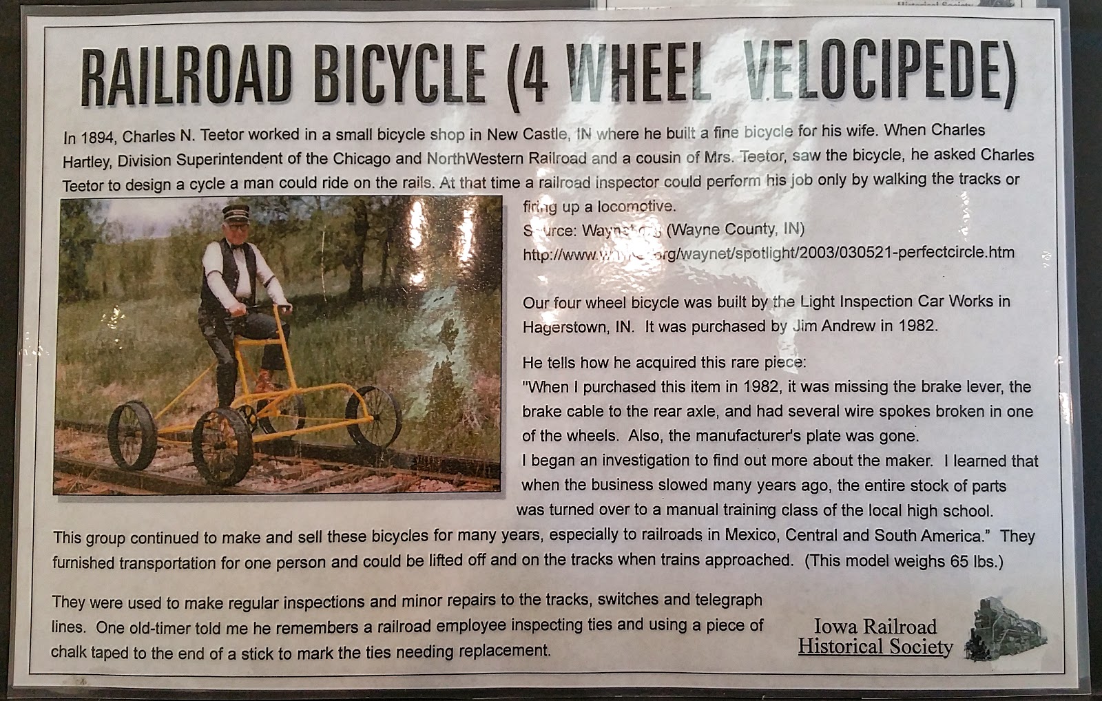 History and Culture by Bicycle: Boone & Scenic Valley Railroad and ...