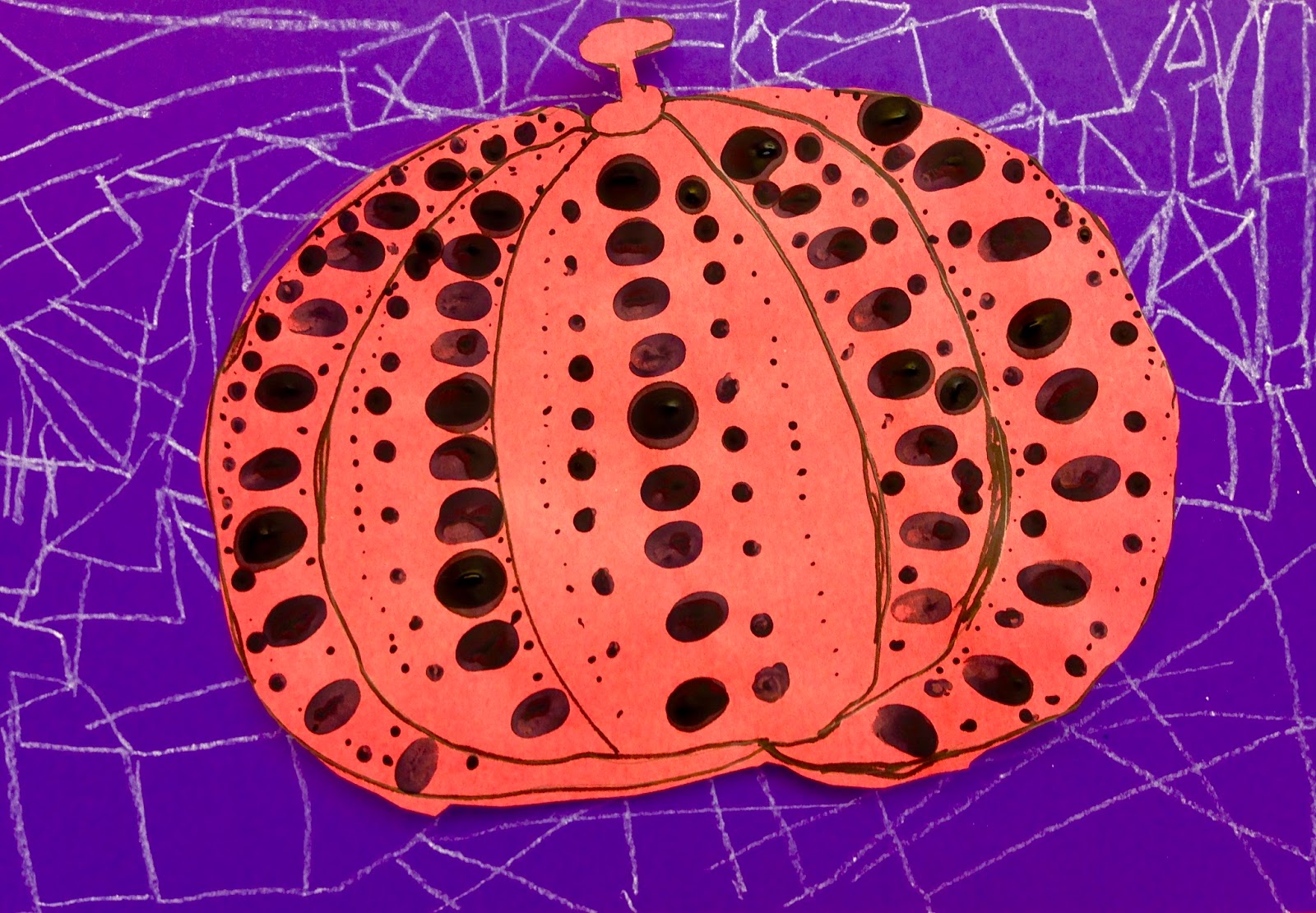 candice ashment art: Get your Yayoi Kusama polka dot Pumpkin