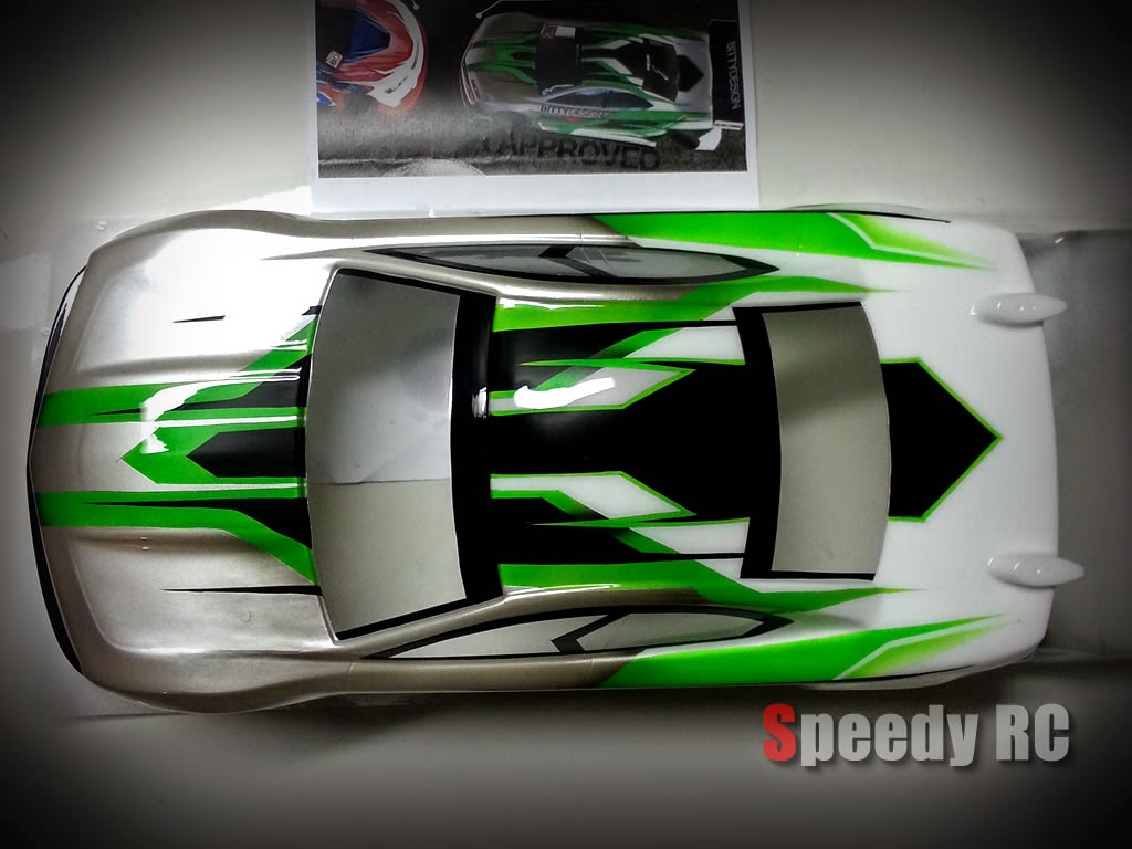 Speedy RC Racing Blog: New Airbrush Paint Job for BittyDesign MC10 Car Body