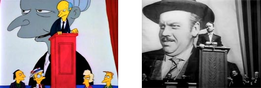 The Reaction: Citizen Kane and The Simpsons