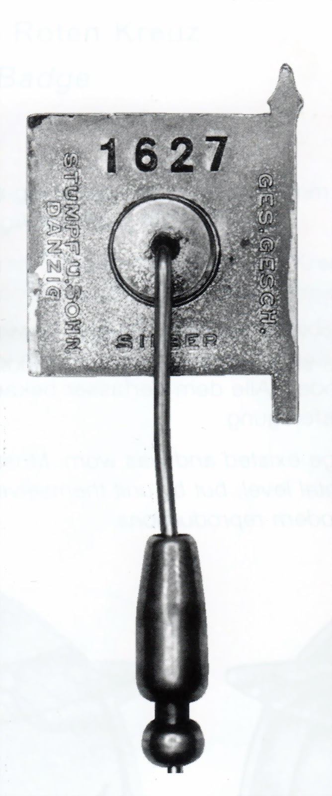 Ailsby Collection: Pin of Honour of the SS-Heimwehr Danzig. Group of SS ...
