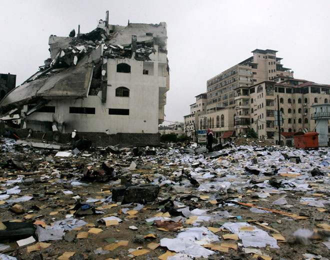 Gaza infrastructure takes pounding as sewage pumps, clinic and ...