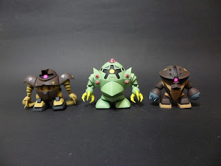 TORI the Modeller: SD MSM-03 GOGG, MSM-04 ACGUY, MSM-10 ZOCK(SD,BANDAI)