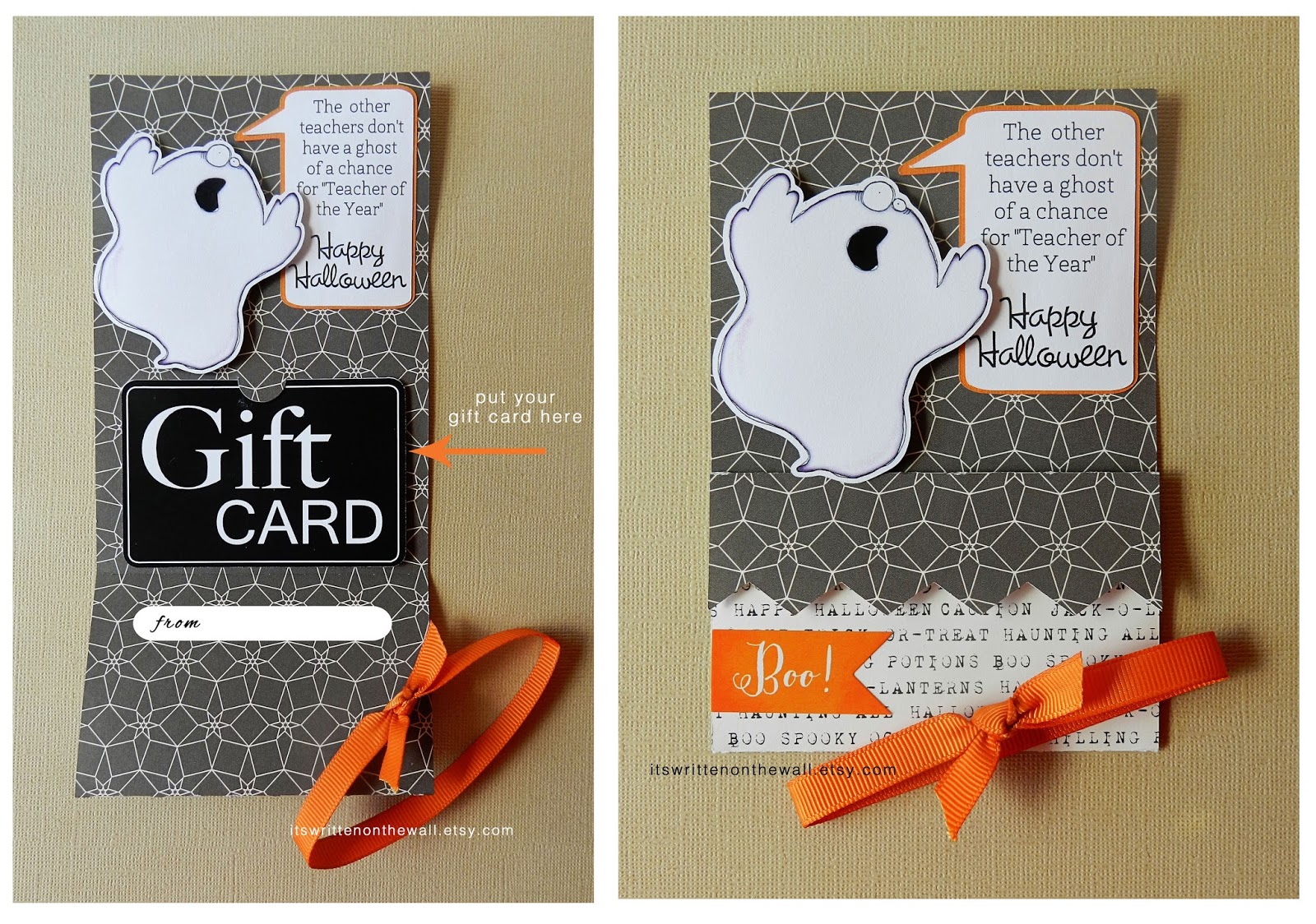 It's Written on the Wall: Fabulous Halloween Teacher Appreciation Gift ...