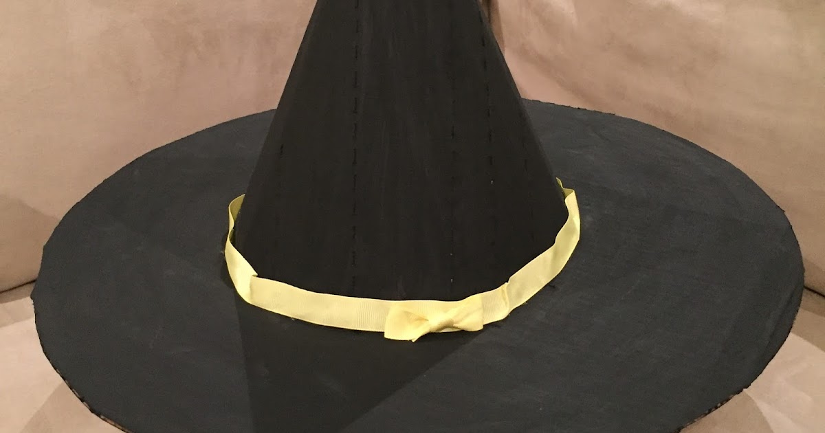 Stick This: Halloween Decoration: Cardboard Witch Hat