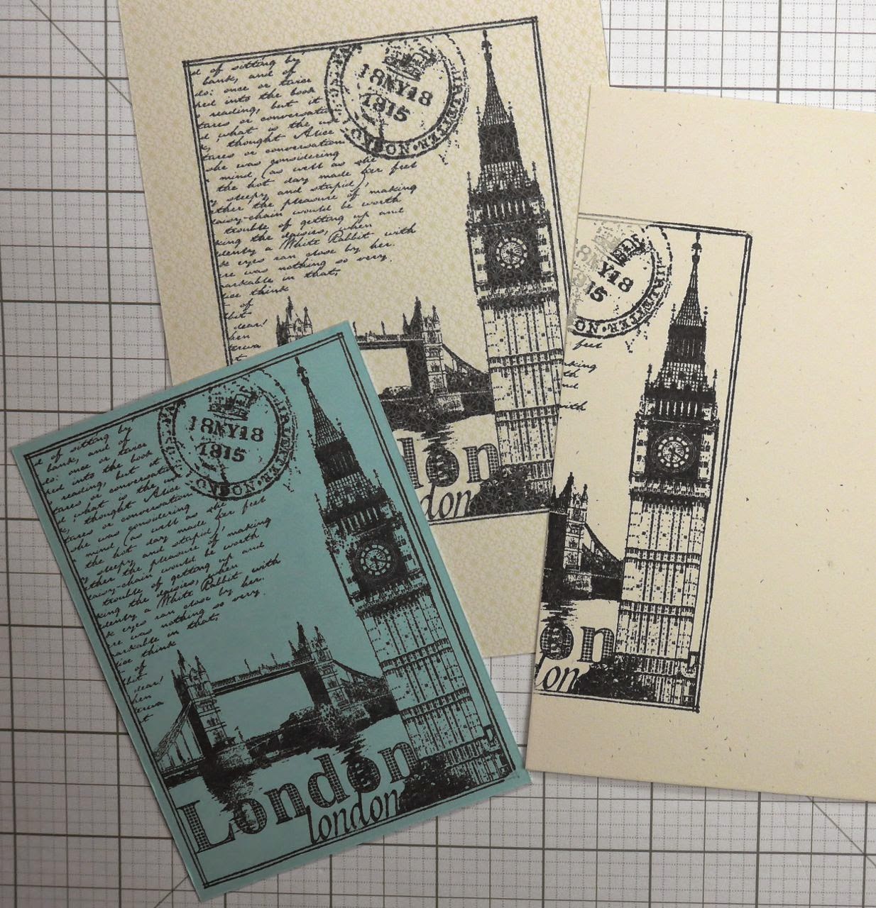 Lift Bridge Cards and Crafts: London Calling - cards with british ...