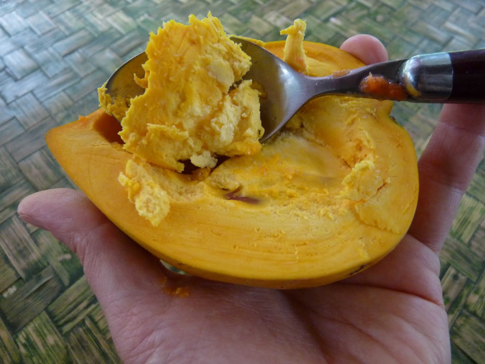 maite ikaran: Fruta huevo (canistel)