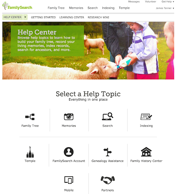 Rejoice, and be exceeding glad...: The FamilySearch Site Map