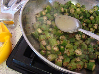 My Favorite Recipes Collection: Taro Root and Okra Sabji (A curried ...