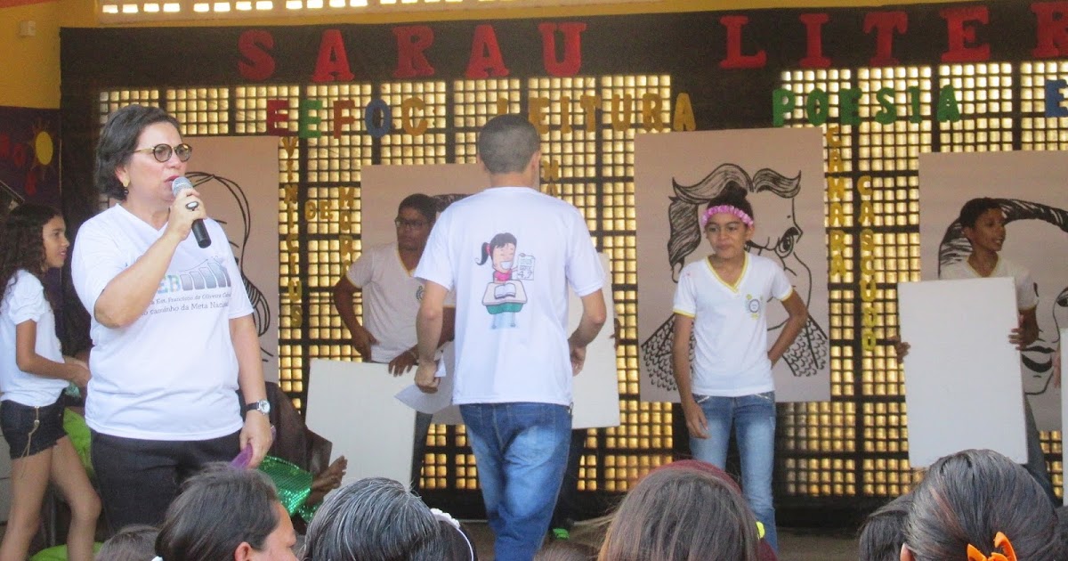 Cícero Lajes: IX SARAU LITERÁRIO DO EEFOC