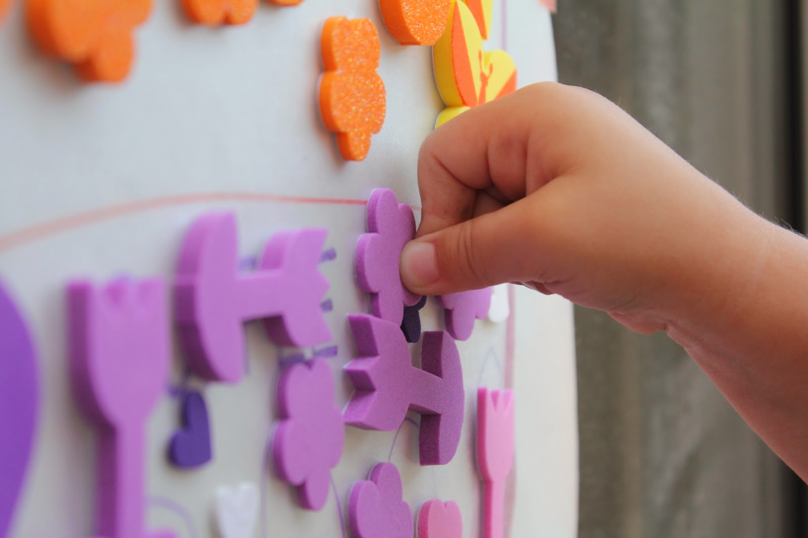 Little Sign, and More: Easter Egg Color-Sorting Collage