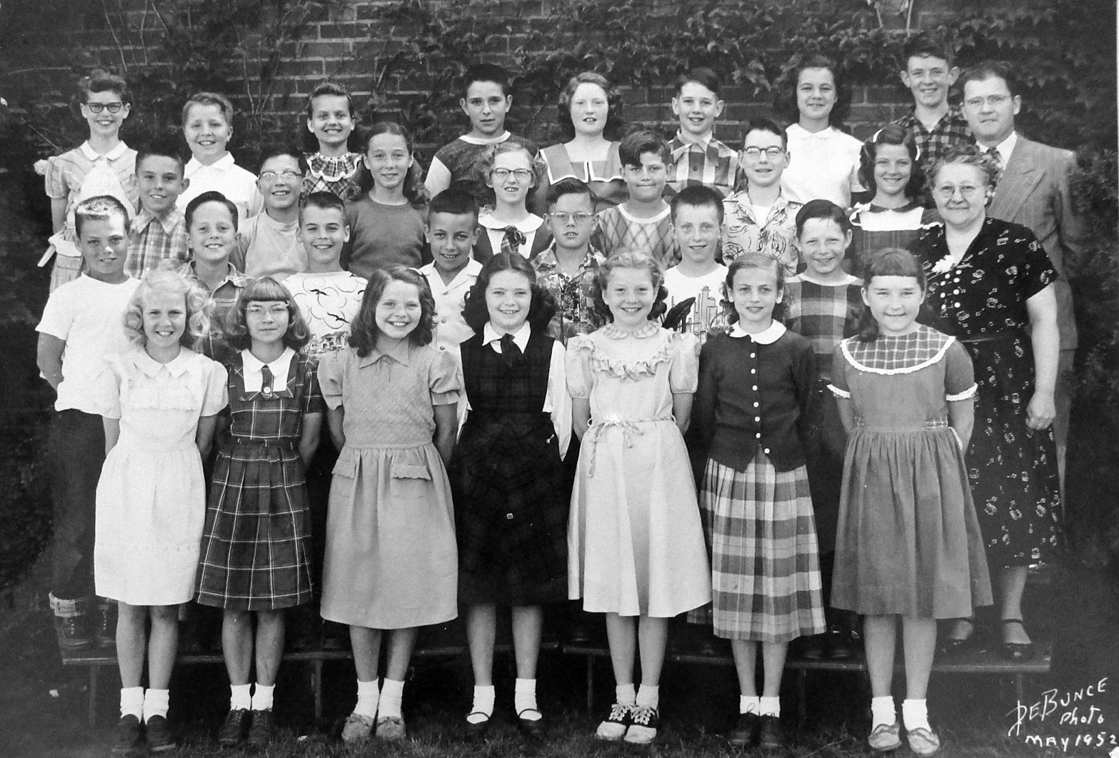 History of Walla Walla Public Schools: Edison Class Photos 1950's