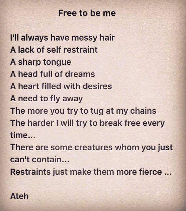 A F F L A T U S: Free to be me