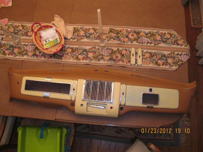 My 1940 Chevy Master Deluxe: DASH