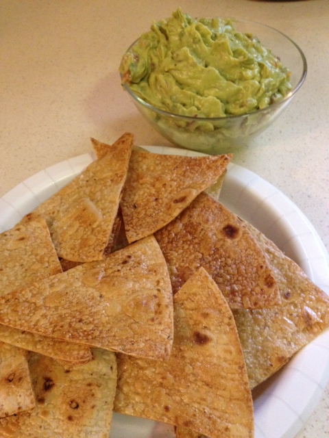 Brown Rice Tortilla Chips and Guacamole (gluten, dairy, corn, soy and ...