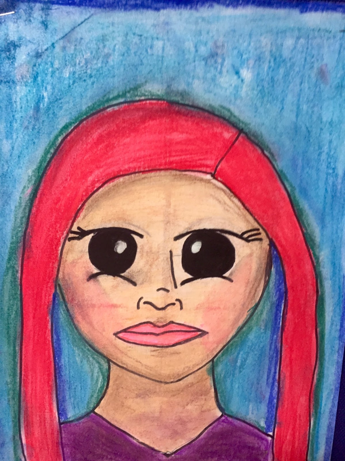Grandville Elementary ART: 6th Grade Portraits