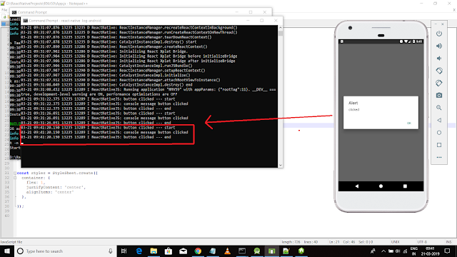 Debug React Native Android or iOS App Using Console log | SKPTRICKS Debug React Native Android or iOS App Using Console log | SKPTRICKS