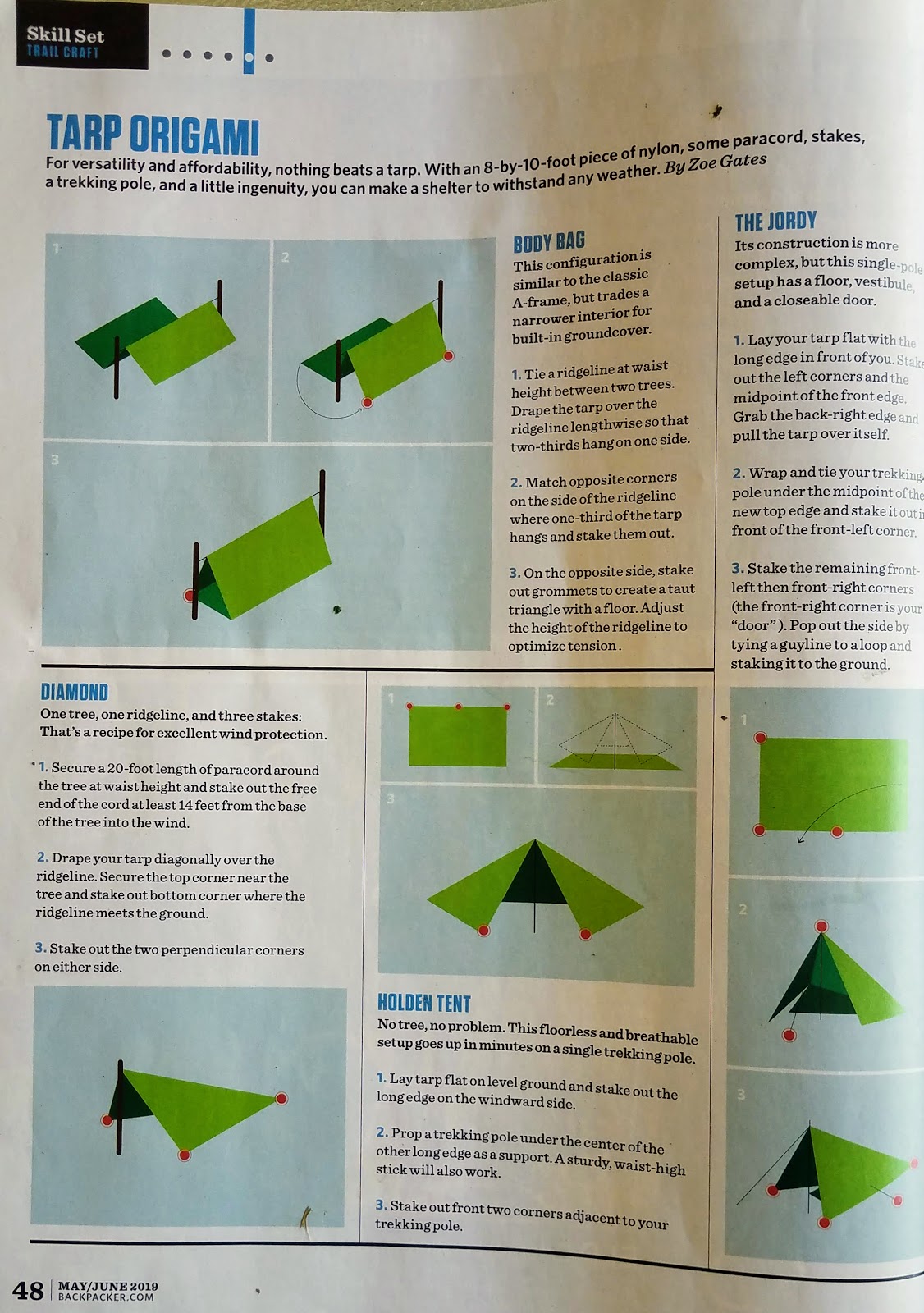 Tales From The Wood Booger: Backpacking DIY: Making A Tent With Tarp ...