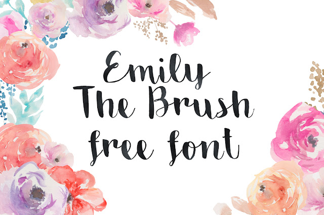 DLOLLEYS HELP: Emily The Brush Free Font