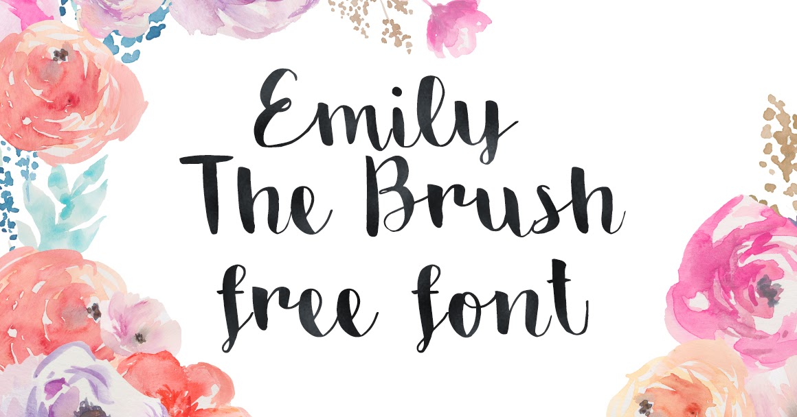 DLOLLEYS HELP: Emily The Brush Free Font
