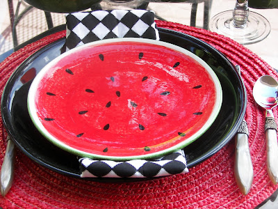 Red Couch Recipes: Wonderful Watermelon Table