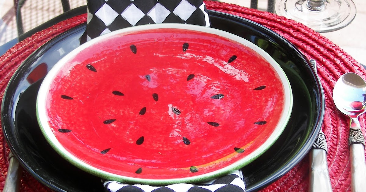 Red Couch Recipes: Wonderful Watermelon Table