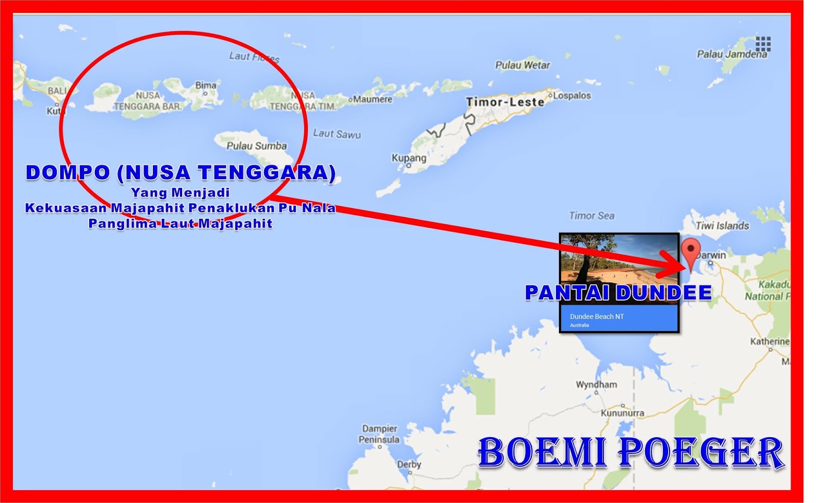 MAJALAH TELAPAK: “MAJAPAHIT TELAH MENGUASAI AUSTRALIA” : MERIAM ...