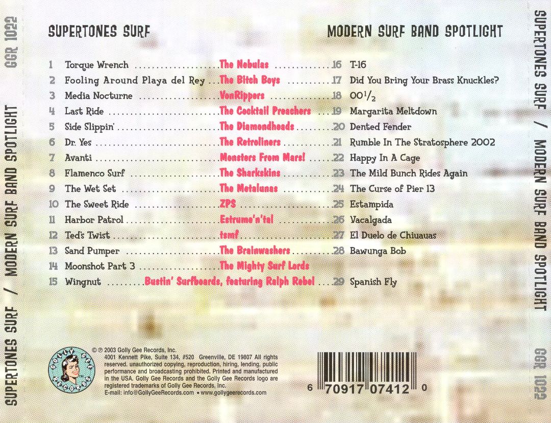 egroj world: VA • Supertones Surf - Modern Surf Band Spotlight