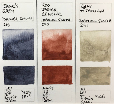 Jane Blundell Artist: Daniel Smith new watercolours