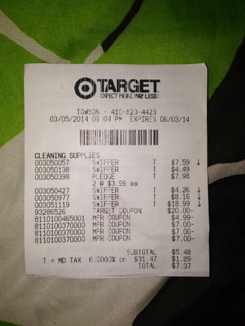 How to get 50.00 in cleaning products for almost free...Target Deal ...