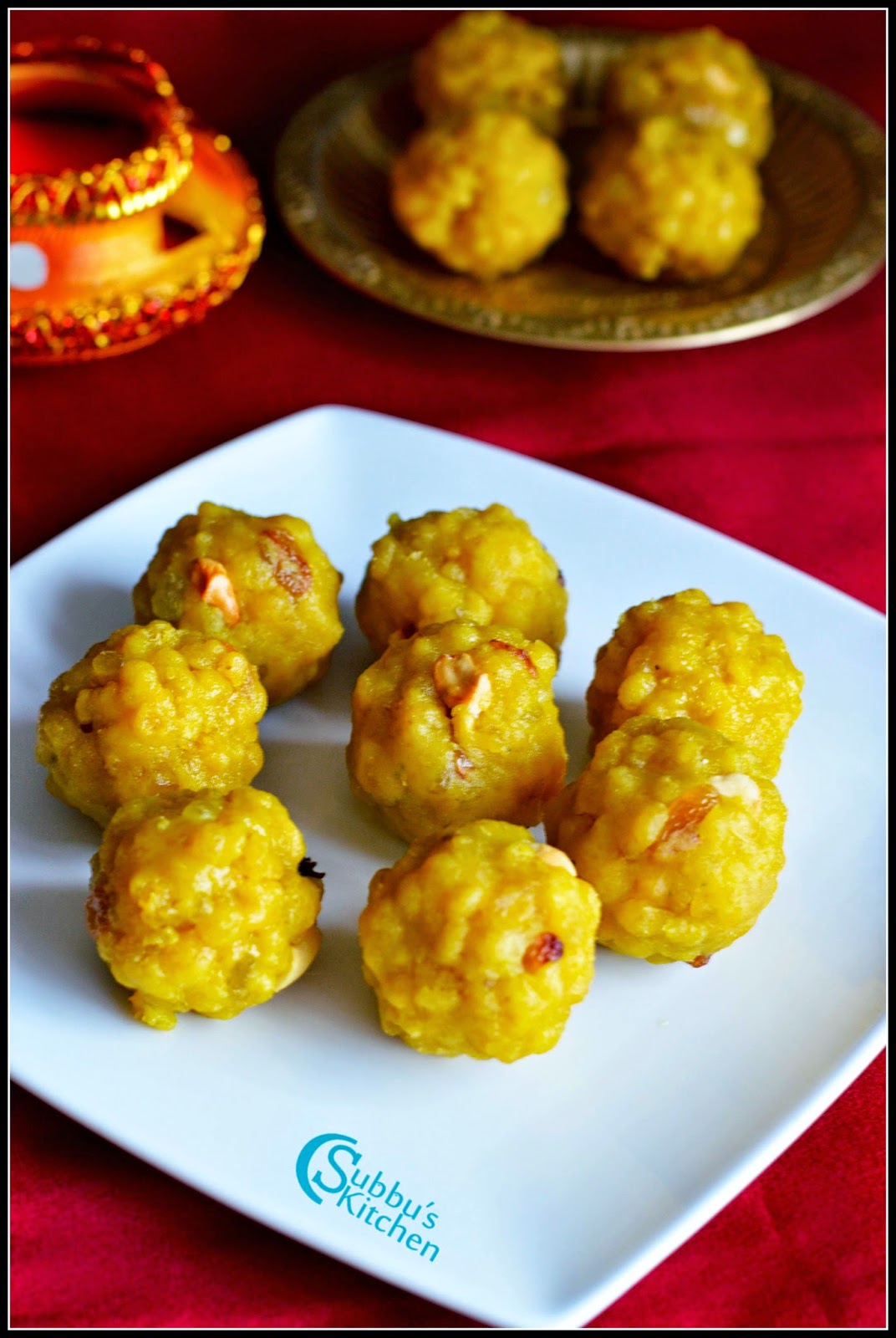 Laddu Recipe | Boondi Ladoo Recipe | Subbus Kitchen