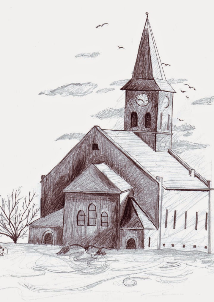 pop, csajok, satöbbi... és rajzok: Épületek - ceruzarajz