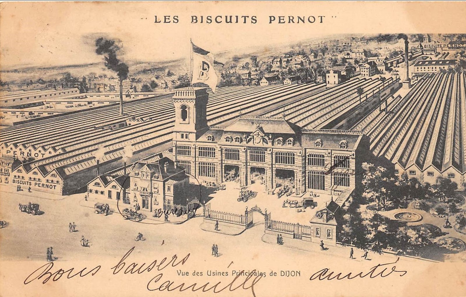 menestroll et lutecien : les boites de biscuits Pernot