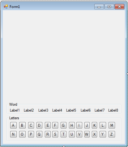 Visual Studio Tutorials: Hangman Game VB.NET