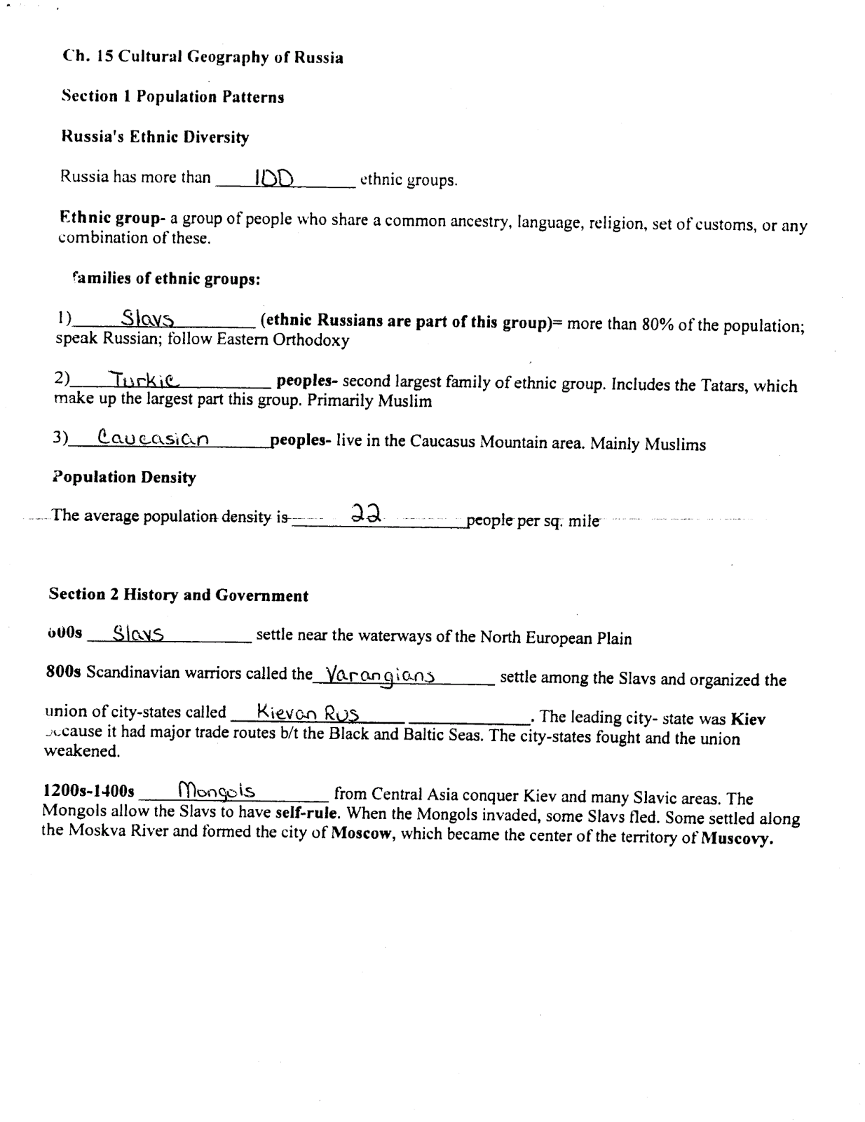Mr. E's World Geography Page: Chapter 15 - The Cultural Geography of ...