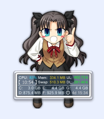 Rainmeter + Skins + Anime (Rainmeter Otaku) | ChibiBlog