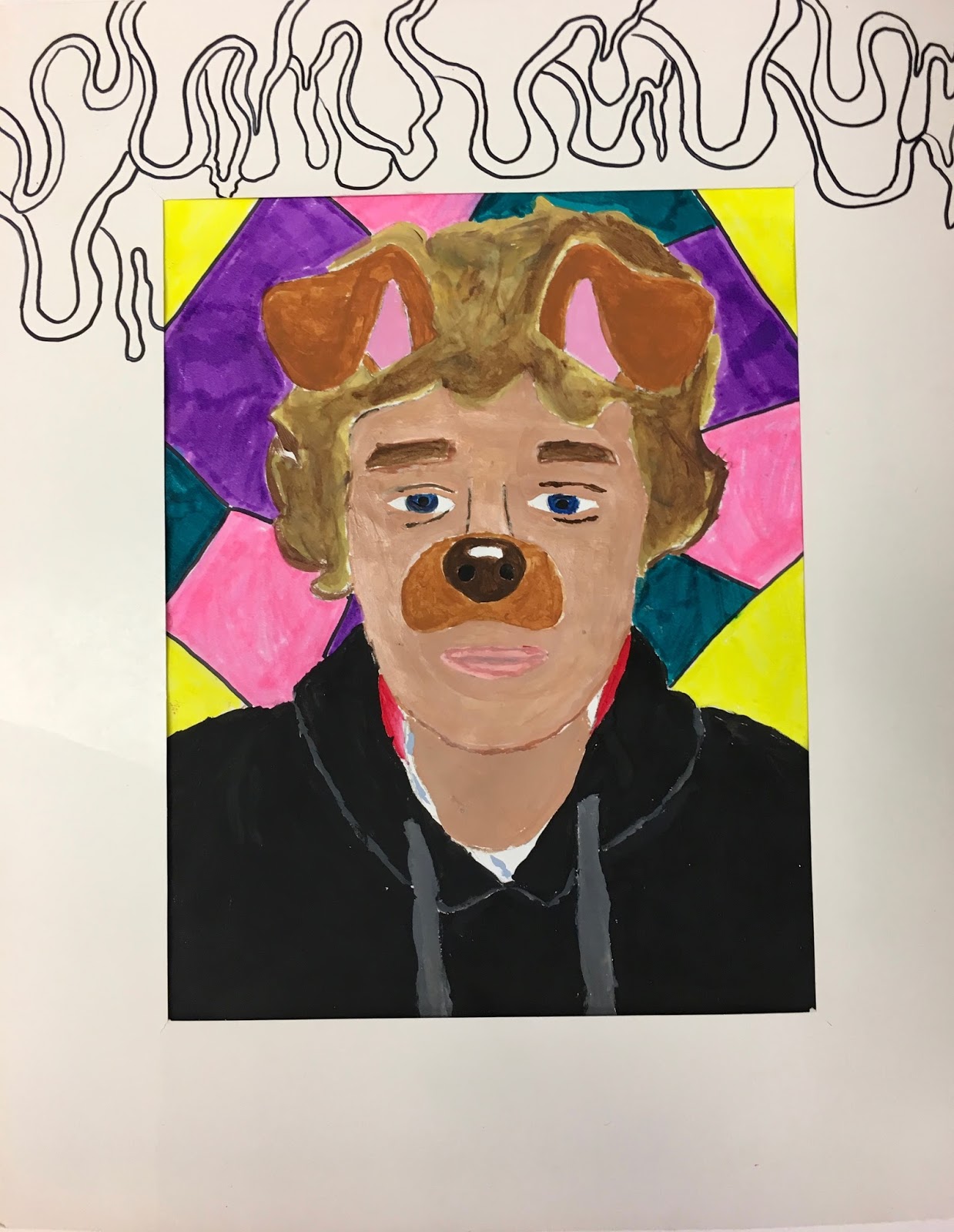 Art. Eat. Tie Dye. Repeat.: Snapchat Self Portraits