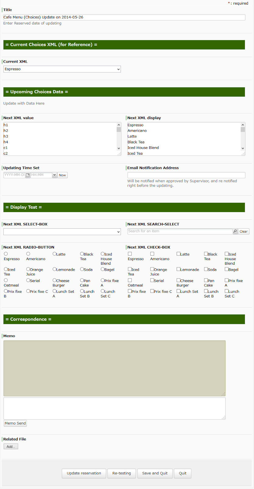 Workflow Sample: May 2014