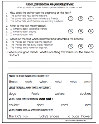 Preparing for end of year reading assessments | First Grade Buddies