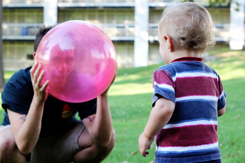 All Four Love: Wordless Wednesday: Having a Ball