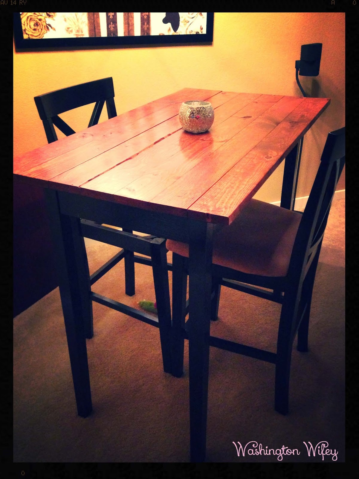 Washington D-I-Wifey: Repurposed Pub Table