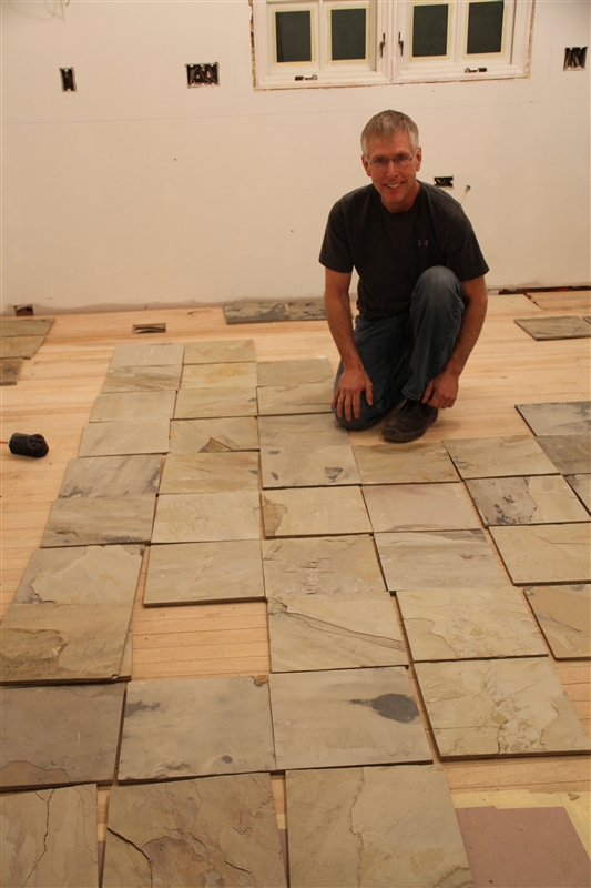 Our Big House on the Prairie: beautiful slate.