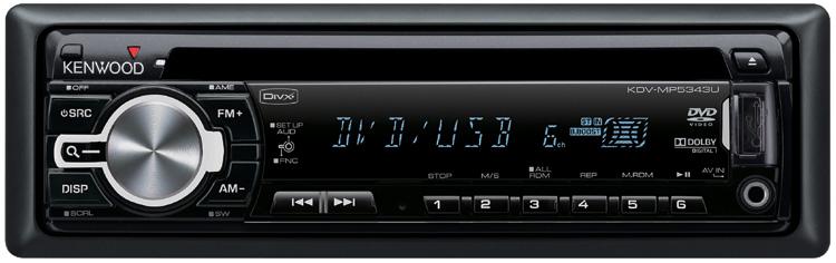 4U Easy Life: Kenwood DVD Receiver with USB Interface KDV-MP5343U