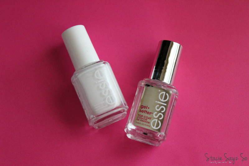 Essie Gel Setter Top Coat & Essie Private Weekend Review - Stacie Raye